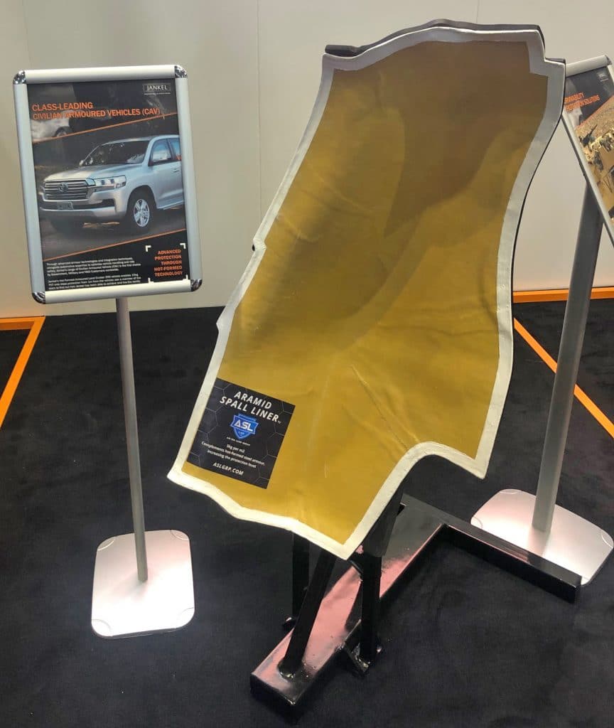 spall liner protection - ASL GRP - lightweight composite armour and ...