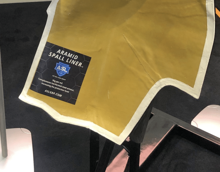spall liner protection - ASL GRP - lightweight composite armour and ...